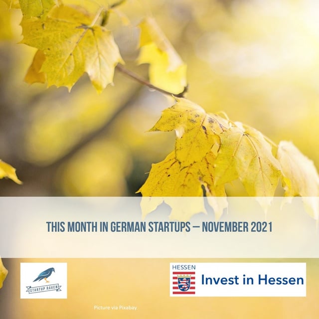 This Month in German Startups - November 2021 by @Startuprad.io · Zencastr