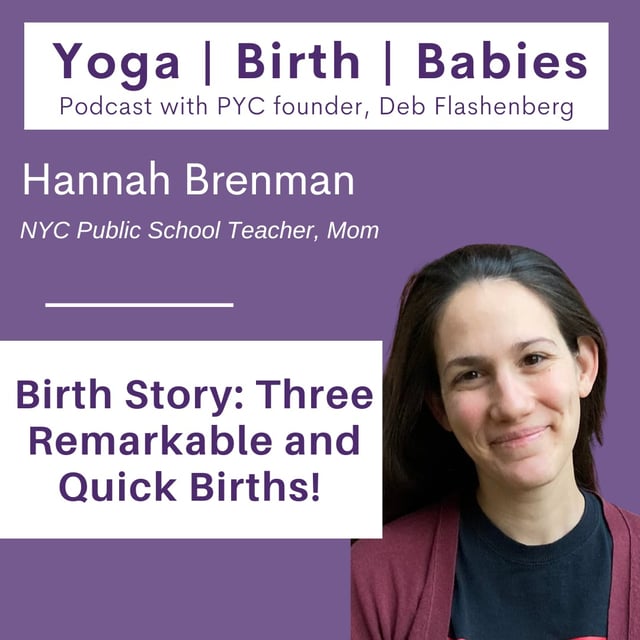 Birth Story: Three Remarkable and Quick Births! with Hannah Brenman by @IPN · Zencastr