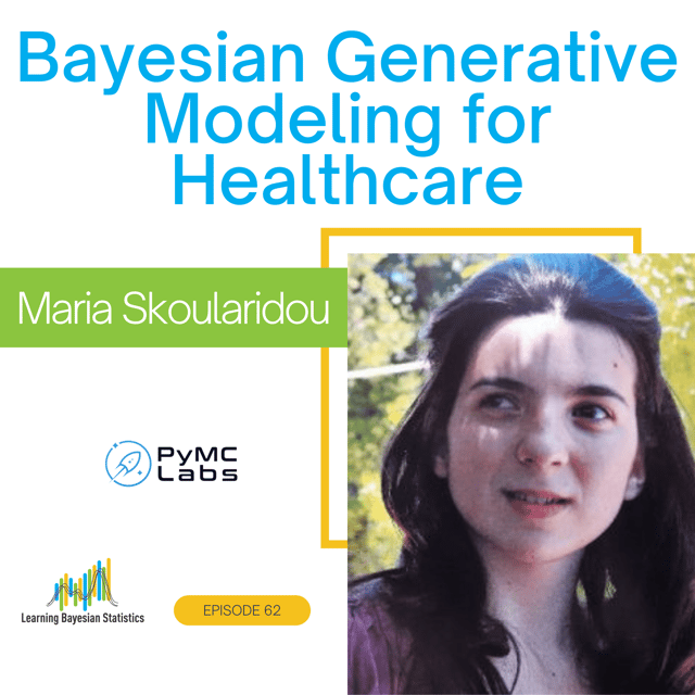 #62 Bayesian Generative Modeling for Healthcare, with Maria Skoularidou ...