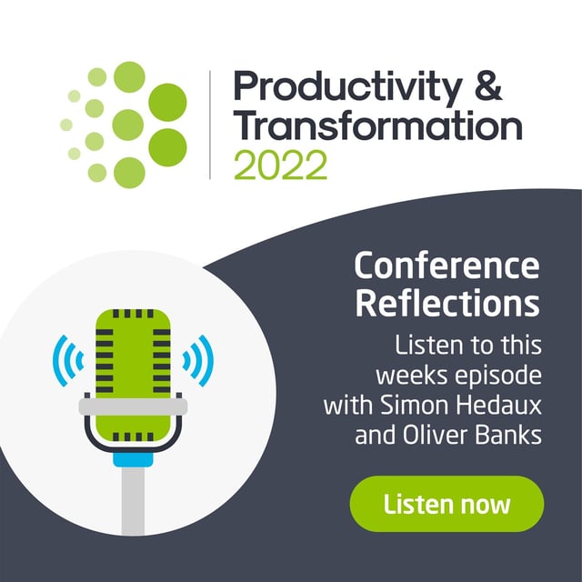 Productivity & Transformation 2022 Reflections with Oliver Banks by ...