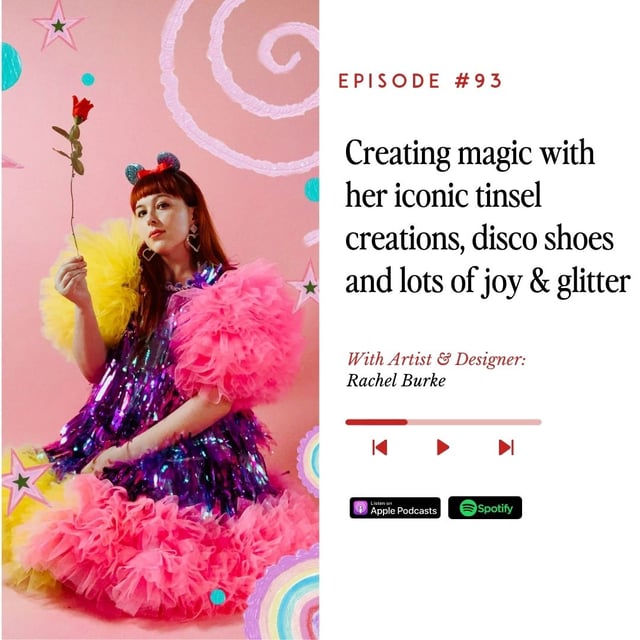 Creating magic with her iconic tinsel creations, disco shoes and lots ...