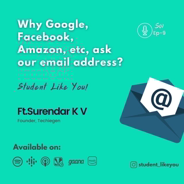 Why Google, Facebook, Amazon etc., ask our mail ID's? Best way to build ...