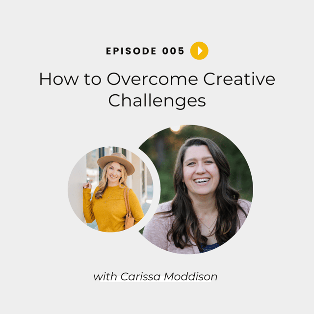 How to Overcome Creative Challenges with Carissa Moddison by @Megan ...