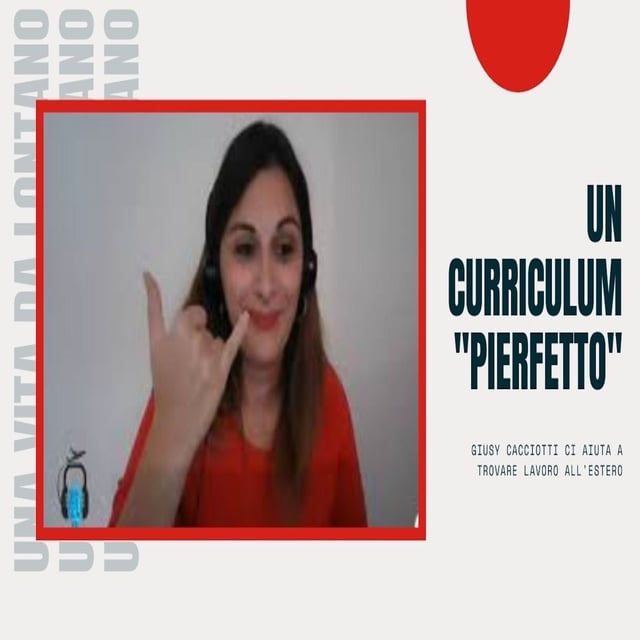 Il curriculum perfetto e "Pierfetto" con Giusy Cacciotti #cv #expatlife #lavoro by @Raffaele ...
