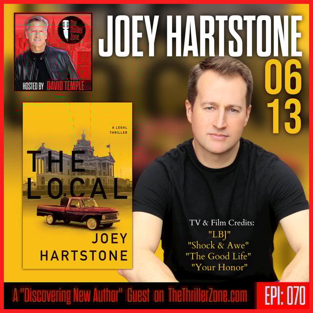 Joey Hartstone, author of The Local by @David Temple · Zencastr