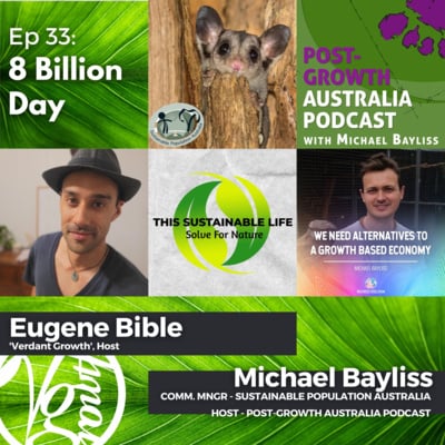 8 Billion Day w/ Michael Bayliss by @Eugene Bible · Zencastr