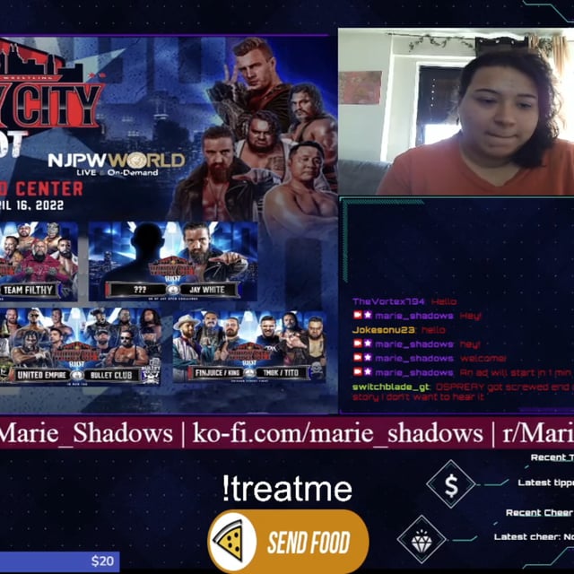 [Audio] NJPW Windy City Riot Review PT1 2022 by @Marie Shadows · Zencastr