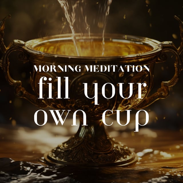 Morning Meditation - Fill Your Own Cup | Gratitude Visualization by ...